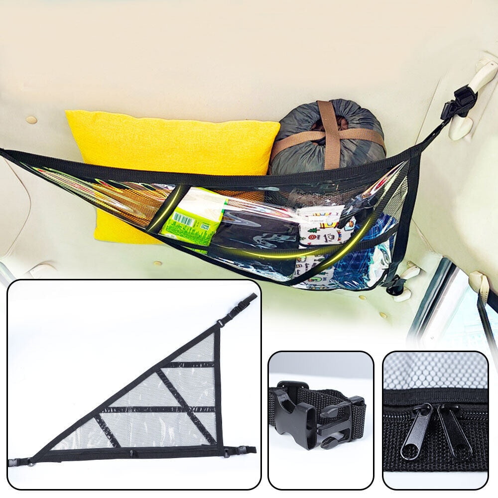 RoamRider Car Ceiling Cargo Net for 3 handles Double-layer Cars ...