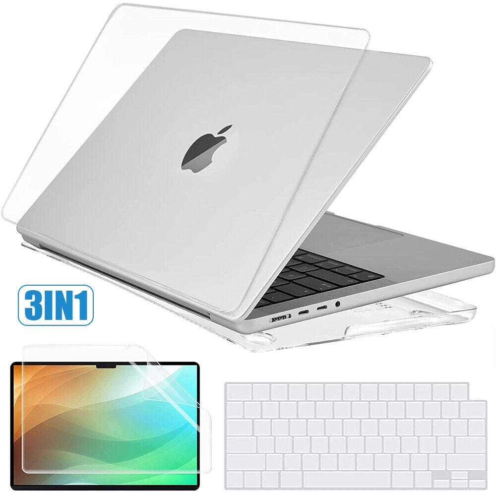 RoamRider For MacBook Pro 13" 14" M1 M2 M3 Crystal Clear Hard Case ...