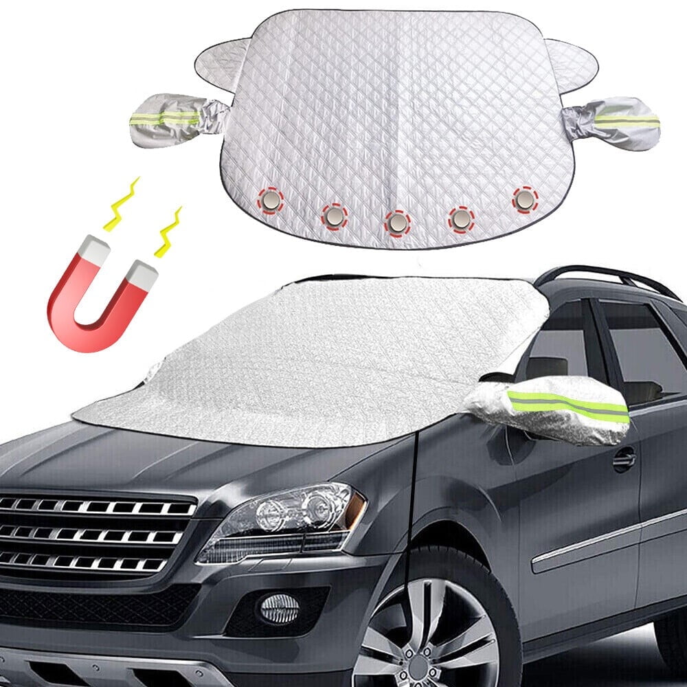 ASTRAEA Magnetic Car Windshield Snow Cover, Winter Windscreen Ice Frost ...