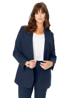 Agnes Orinda Women's Plus Size Office Work Short Sleeve Button Pockets ...