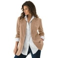 Roaman's Women's Plus Size Boyfriend Blazer - Walmart.com