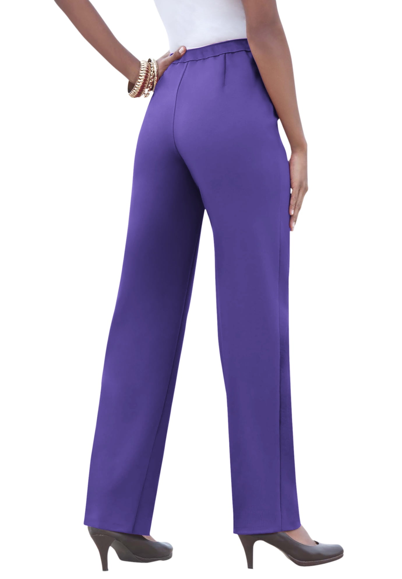 Roaman's Women's Plus Size Classic Bend Over Pant - Walmart.com