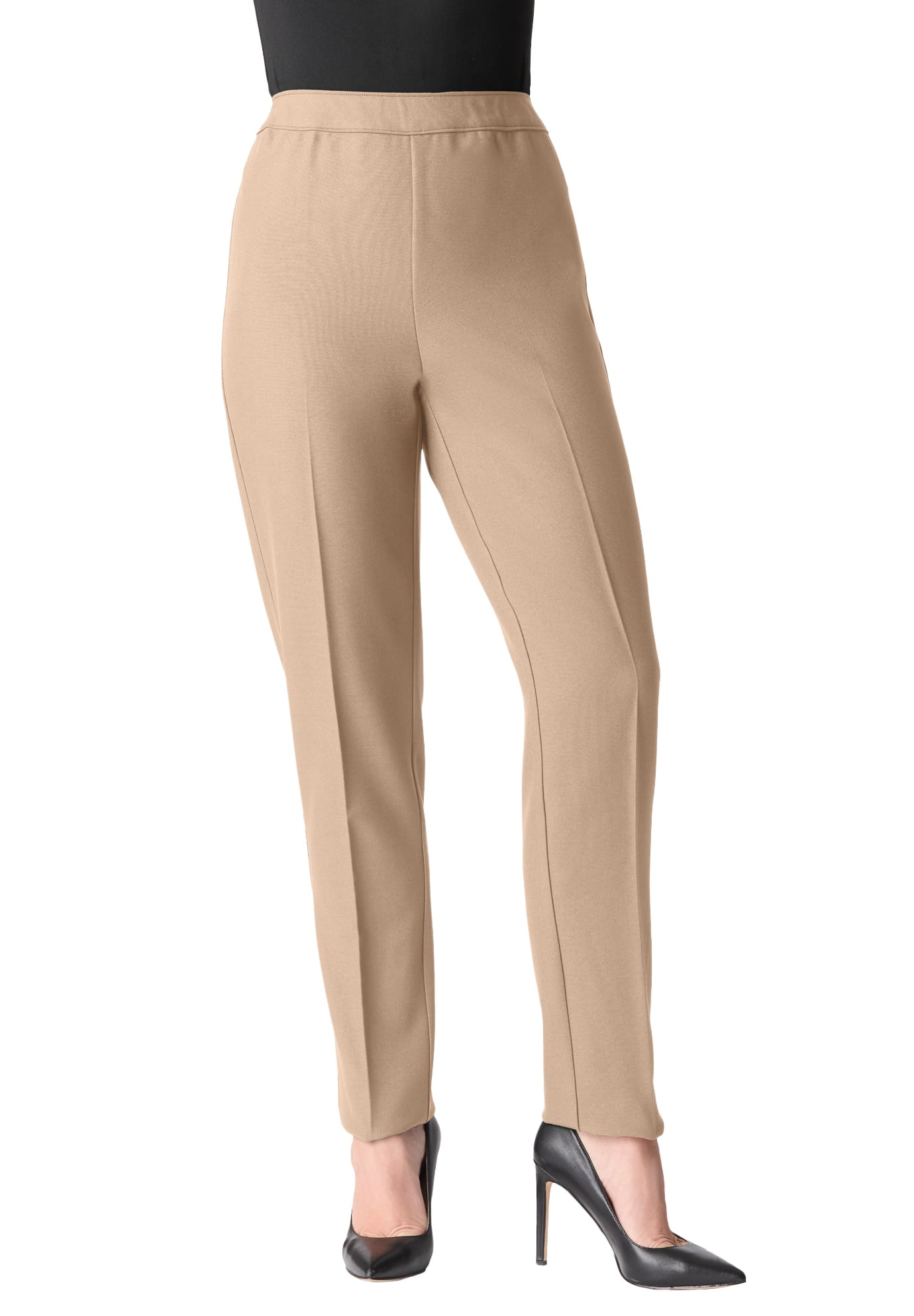 Roaman's Women's Plus Size Classic Bend Over Pant - Walmart.com