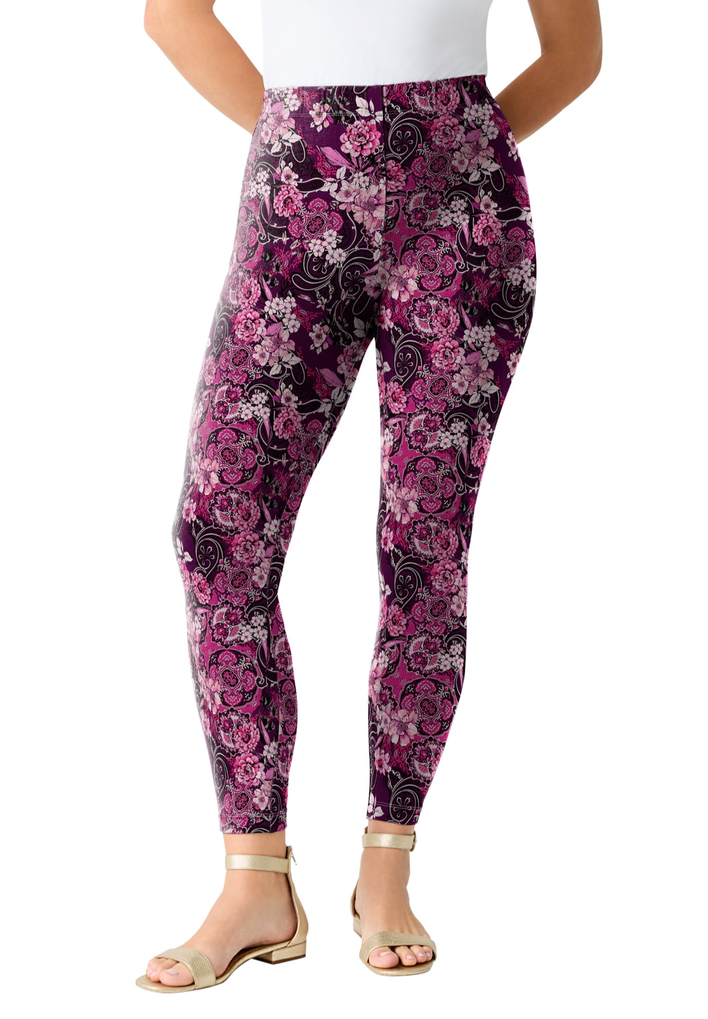 Roaman's Women's Plus Size Tall Plus Size Ankle Length Essential ...