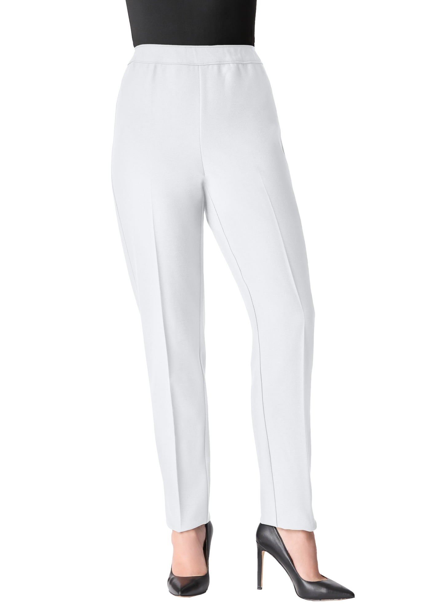 Roaman's Women's Plus Size Tall Classic Bend Over Pant - Walmart.com