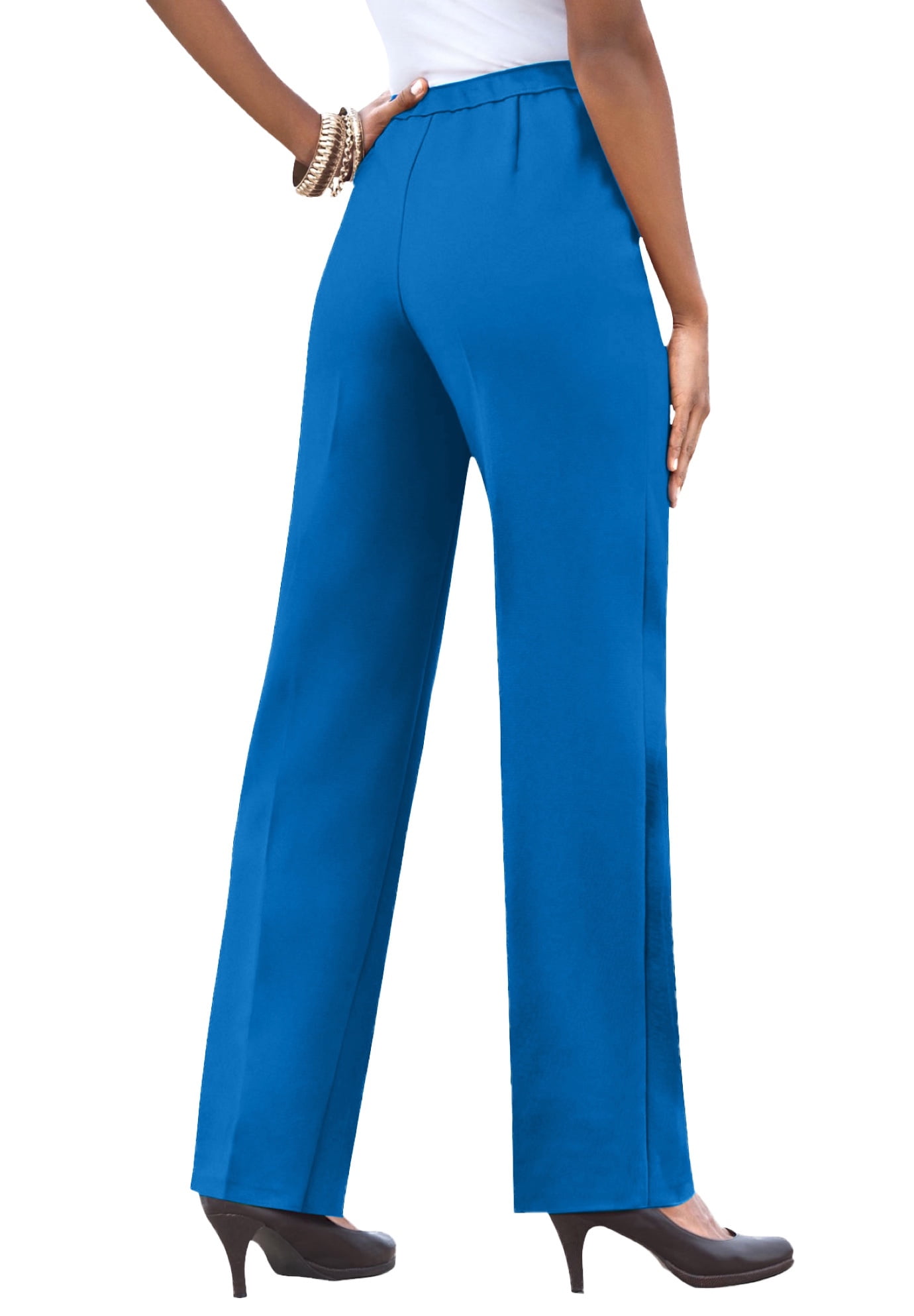 Roaman's Women's Plus Size Tall Classic Bend Over Pant - Walmart.com
