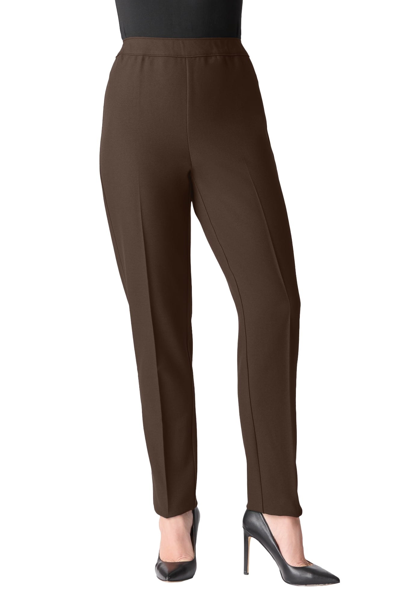 Roaman's Women's Plus Size Classic Bend Over Pant - Walmart.com