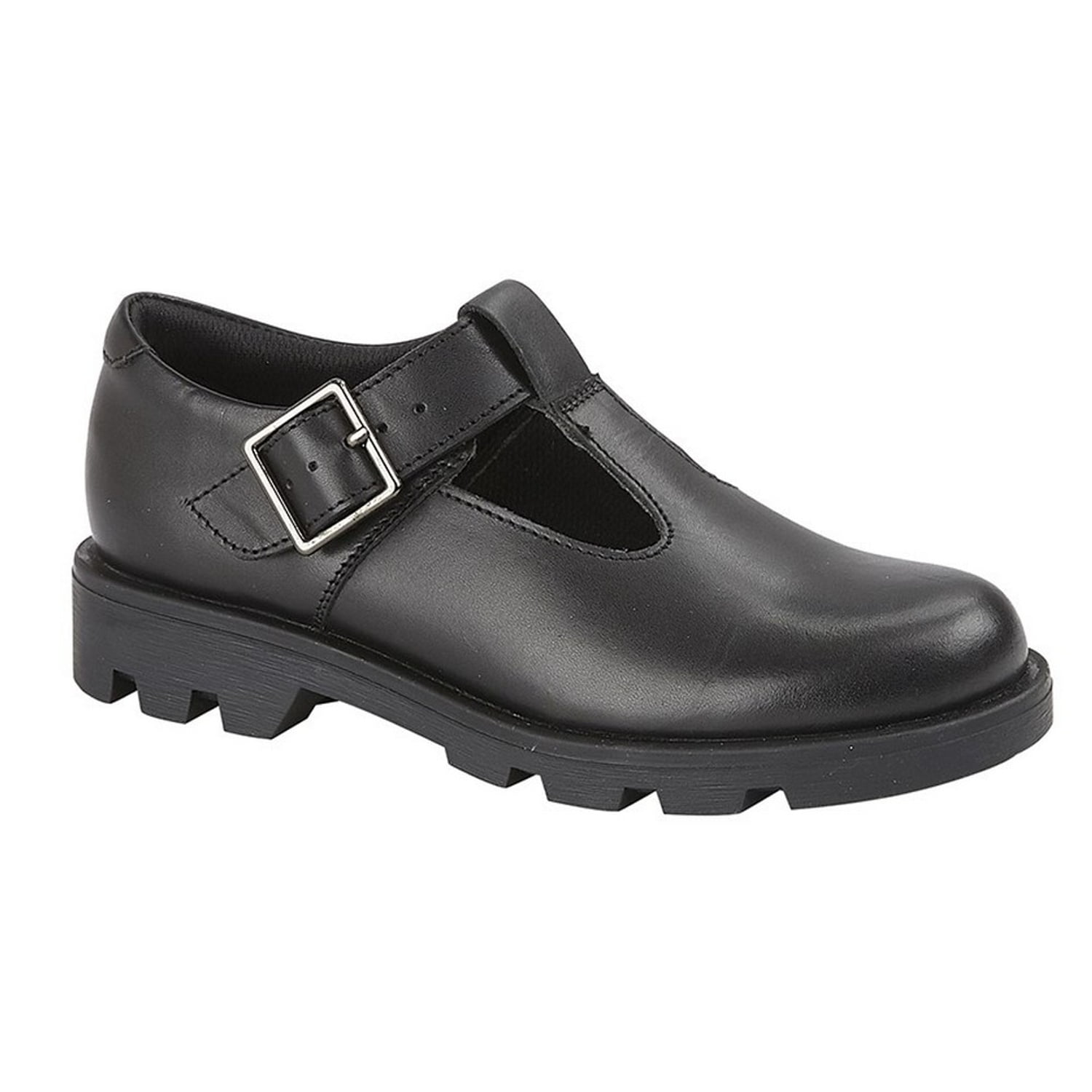 Roamers Girls Leather School Shoes - Walmart.com