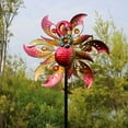 Roaming Light Flamingo Solar MMF7 Wind Spinner with Color Changing LED ...