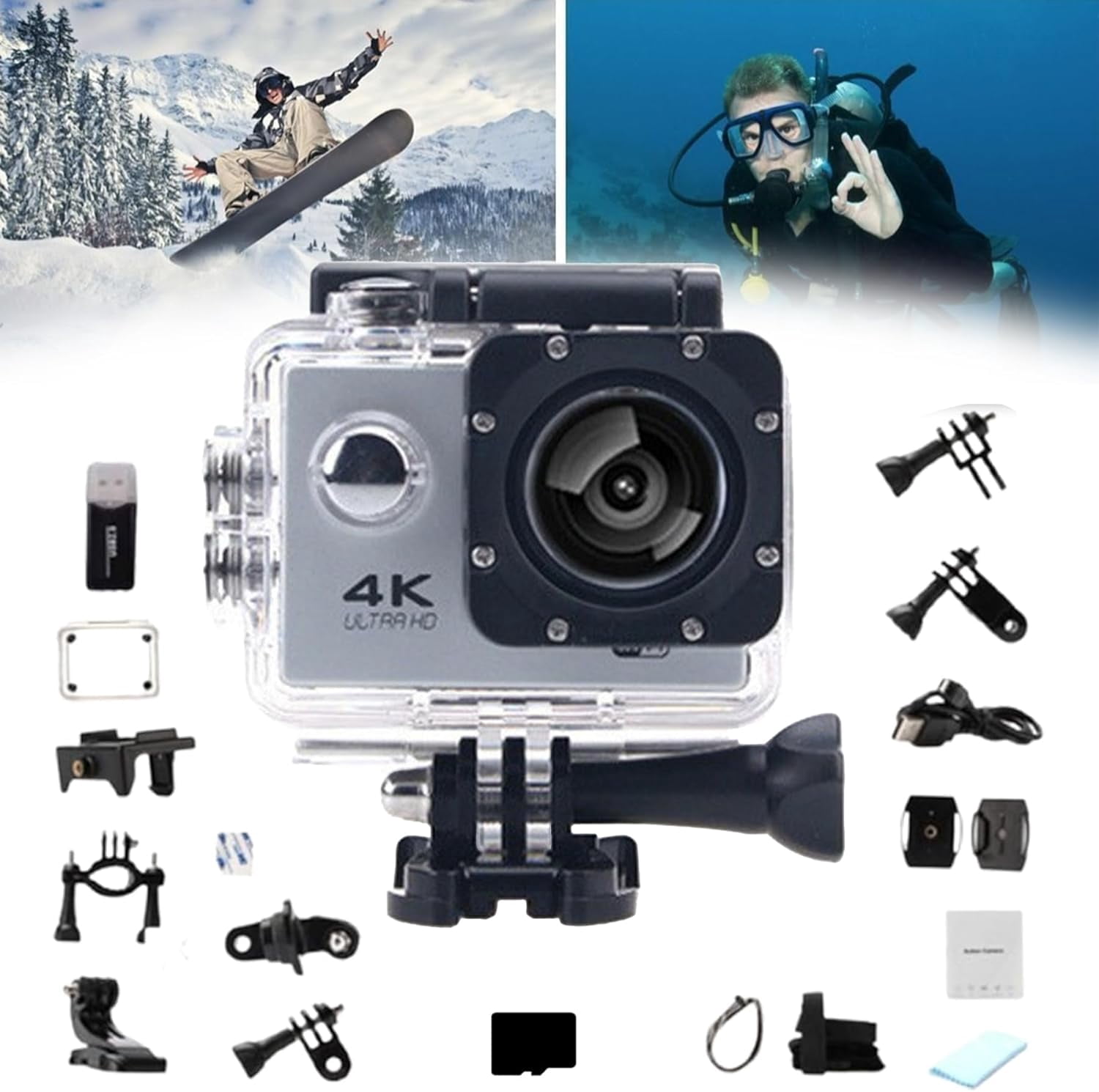 Roamix Vision+ 4K, Roamix Vision 4K Action Camera, Roamix Vision+ 4k ...