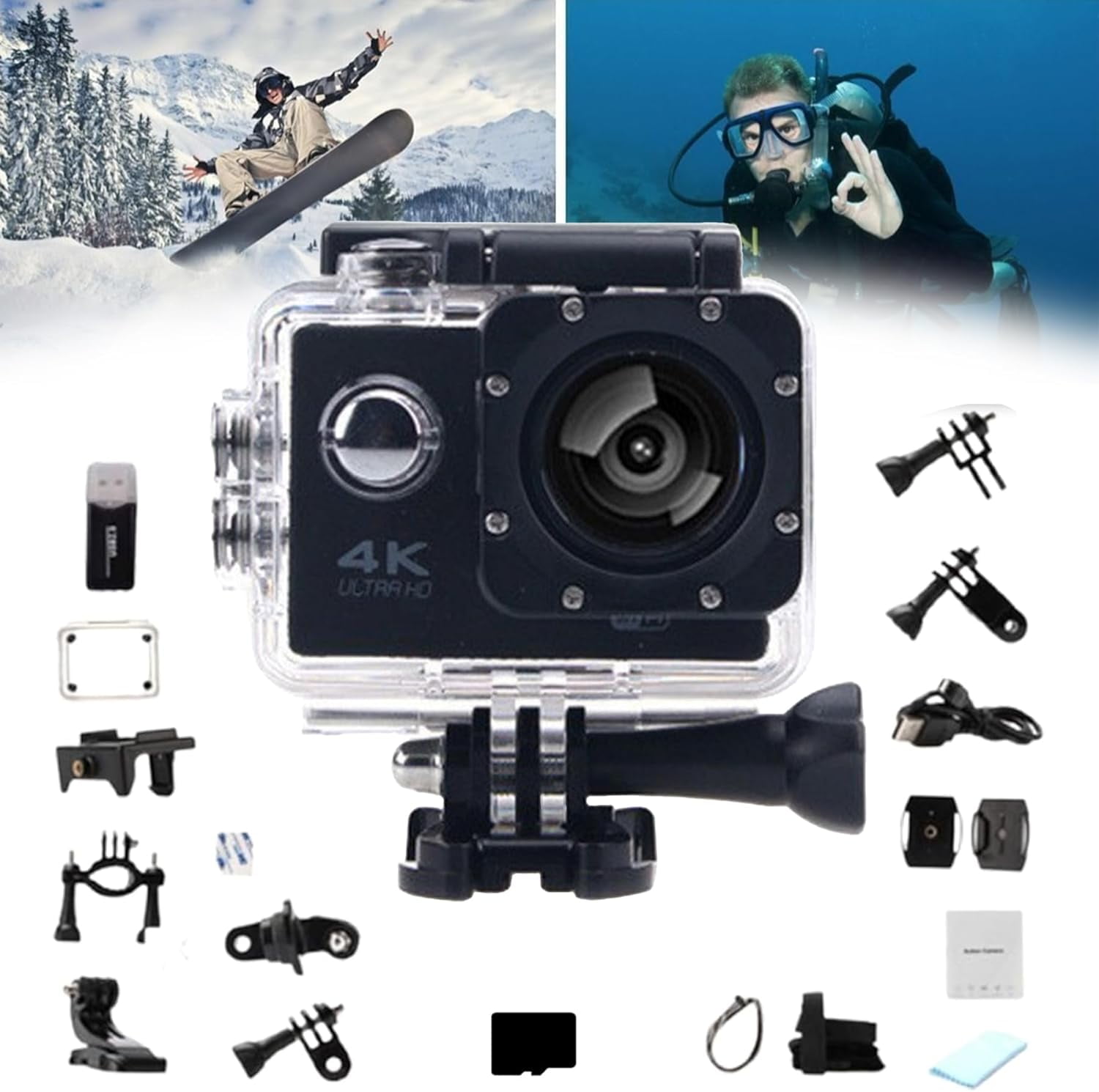 Roamix Vision+ 4K, Roamix Vision 4K Action Camera, Roamix Vision+ 4k ...