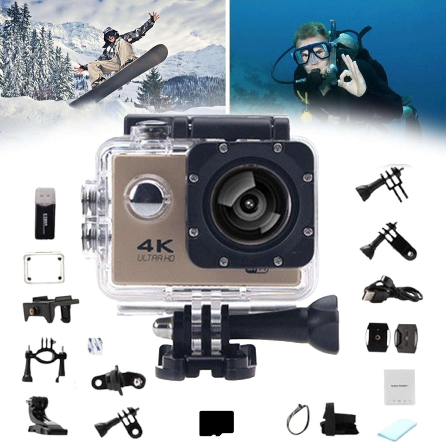 Roamix Vision+ 4K, Roamix Vision 4K Action Camera, Roamix Vision+ 4k ...
