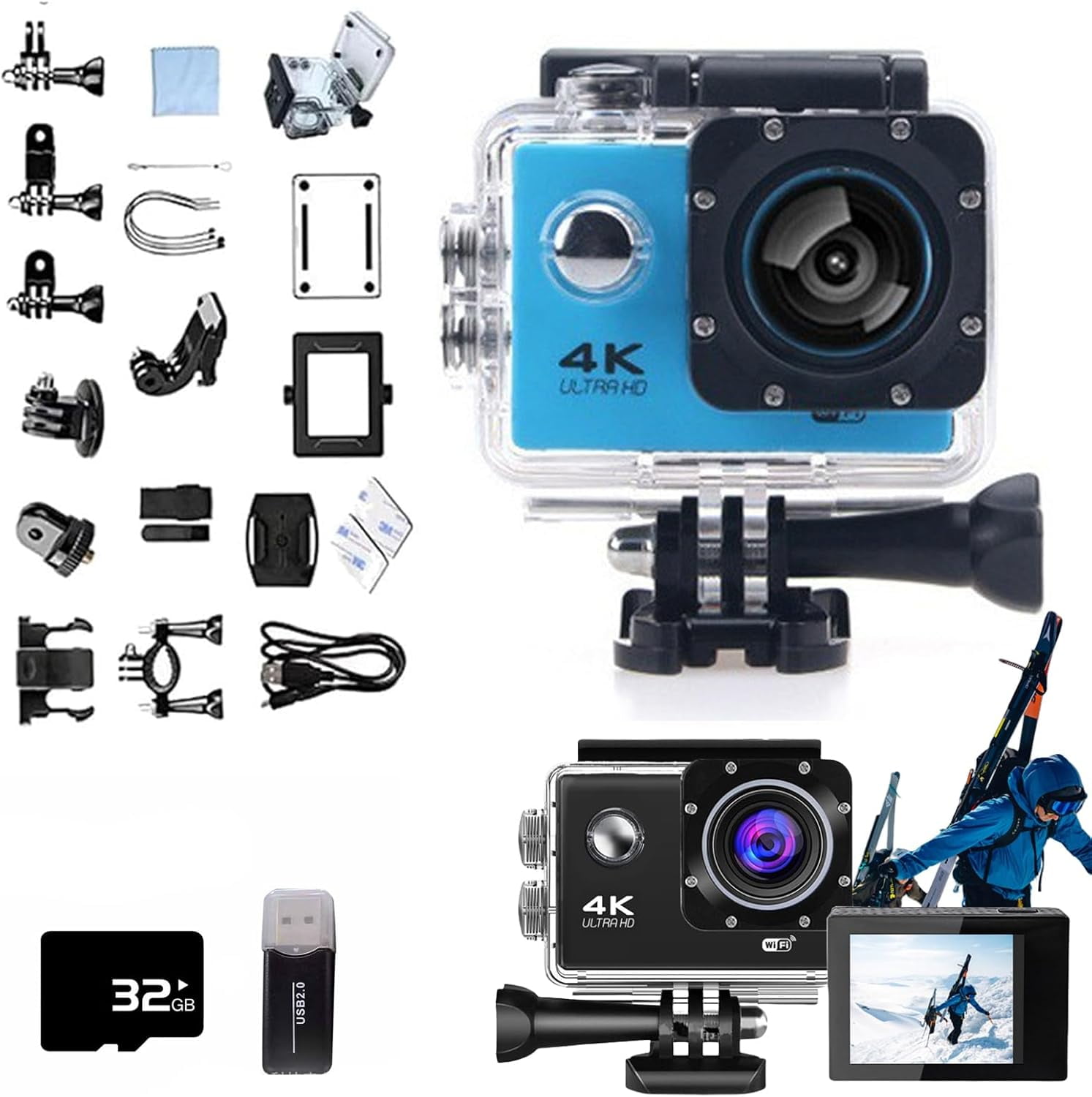 Roamix Vision+ 4K, Roamix Vision 4K Action Camera, Vision 4K Sport ...