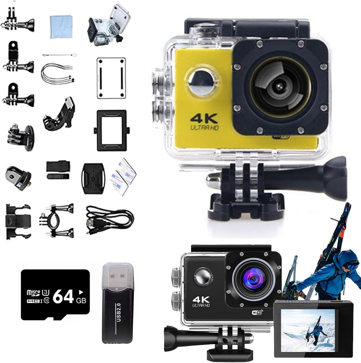 Roamix Vision+ 4K, Roamix Vision 4K Action Camera, Vision 4K Sport ...