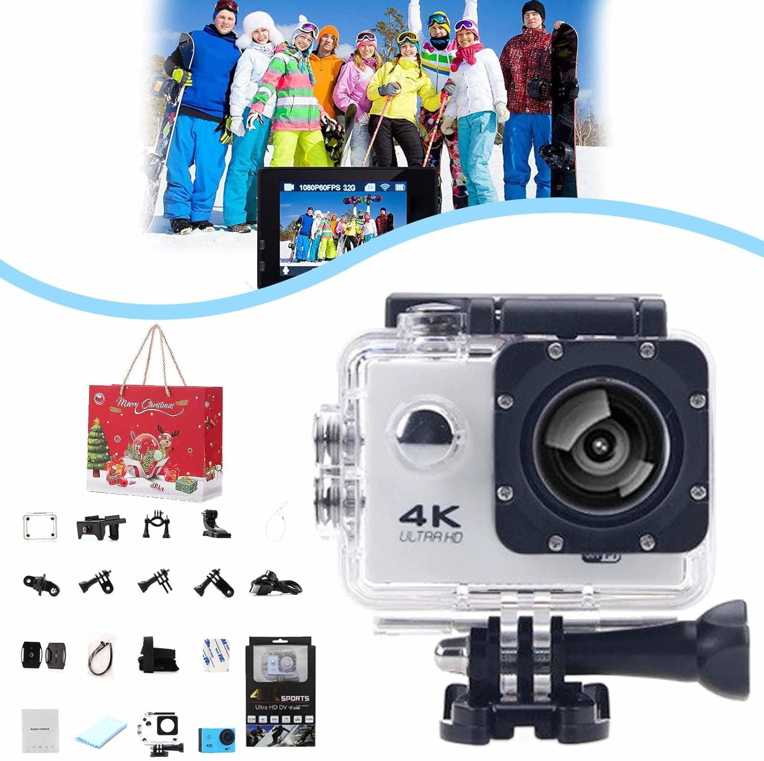 Roamix Vision+ 4K, Roamix Vision 4k Action Camera, 170 ° Ultra Wide ...