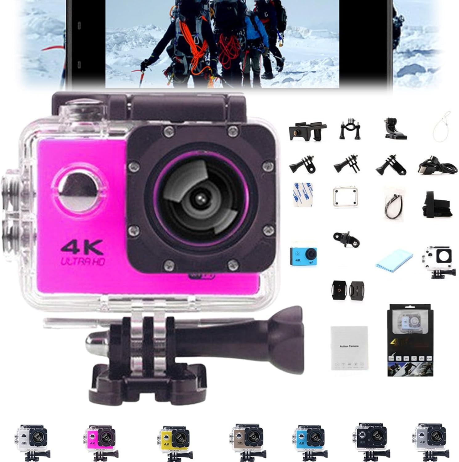 Roamix Vision 4k Camera，Roamix Vision 4k Action Camera, Outdoor ...