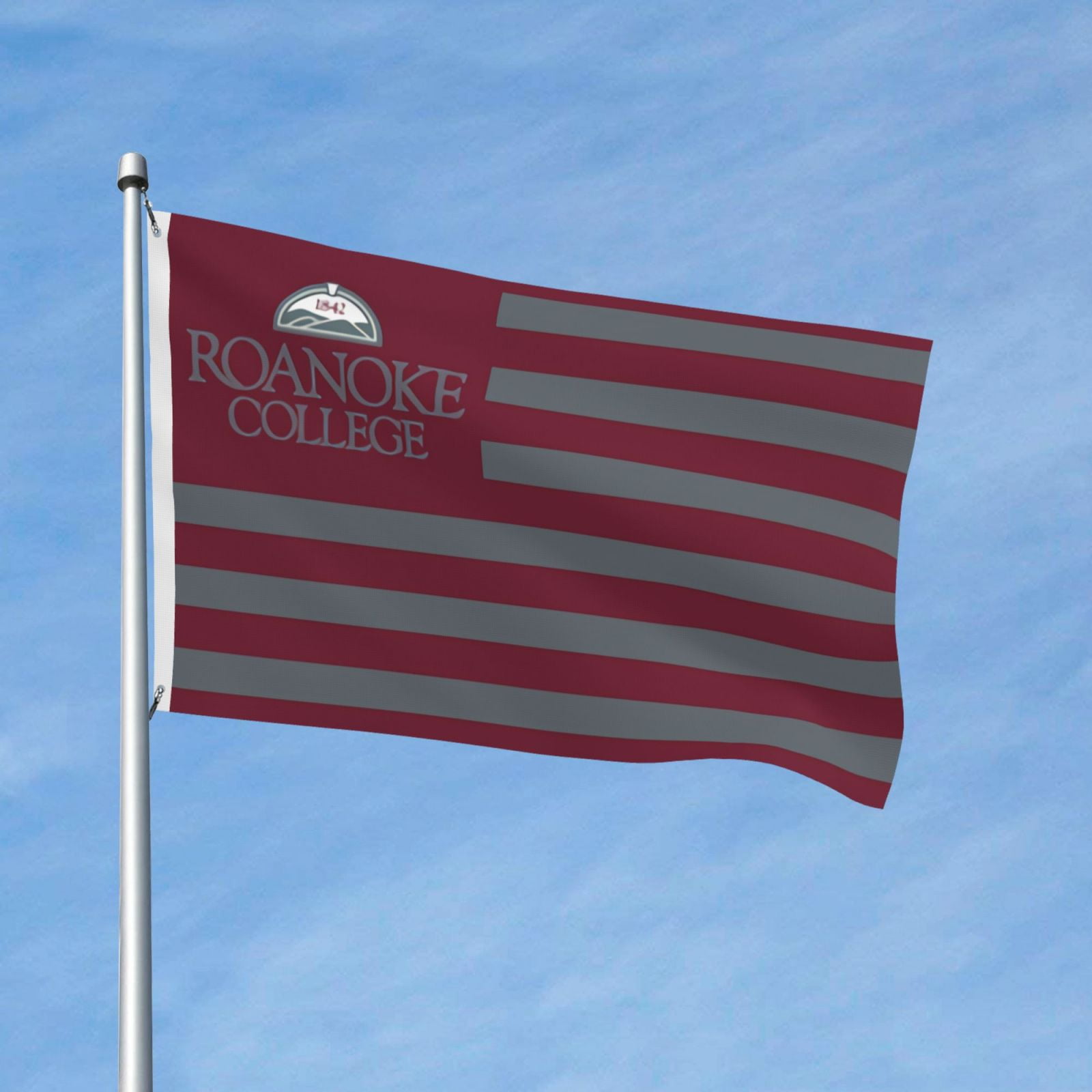 Roanoke College Logo Banner 3x5 Ft Flag,Double Sided Printed Flag ...