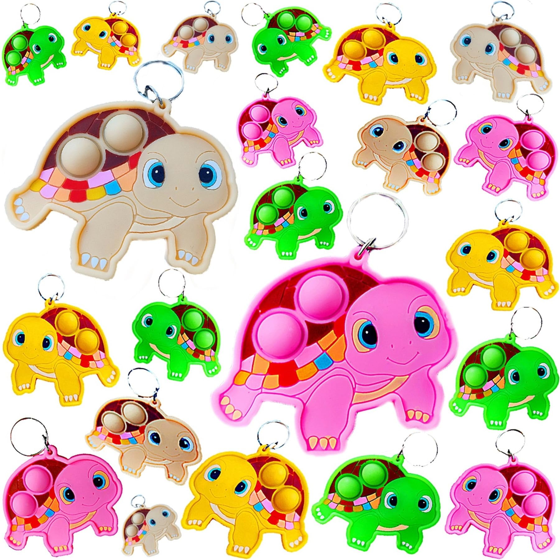 Roaqua 30 Ocean Mini Turtle animal Fidget Pop Gifts Prizes For ...