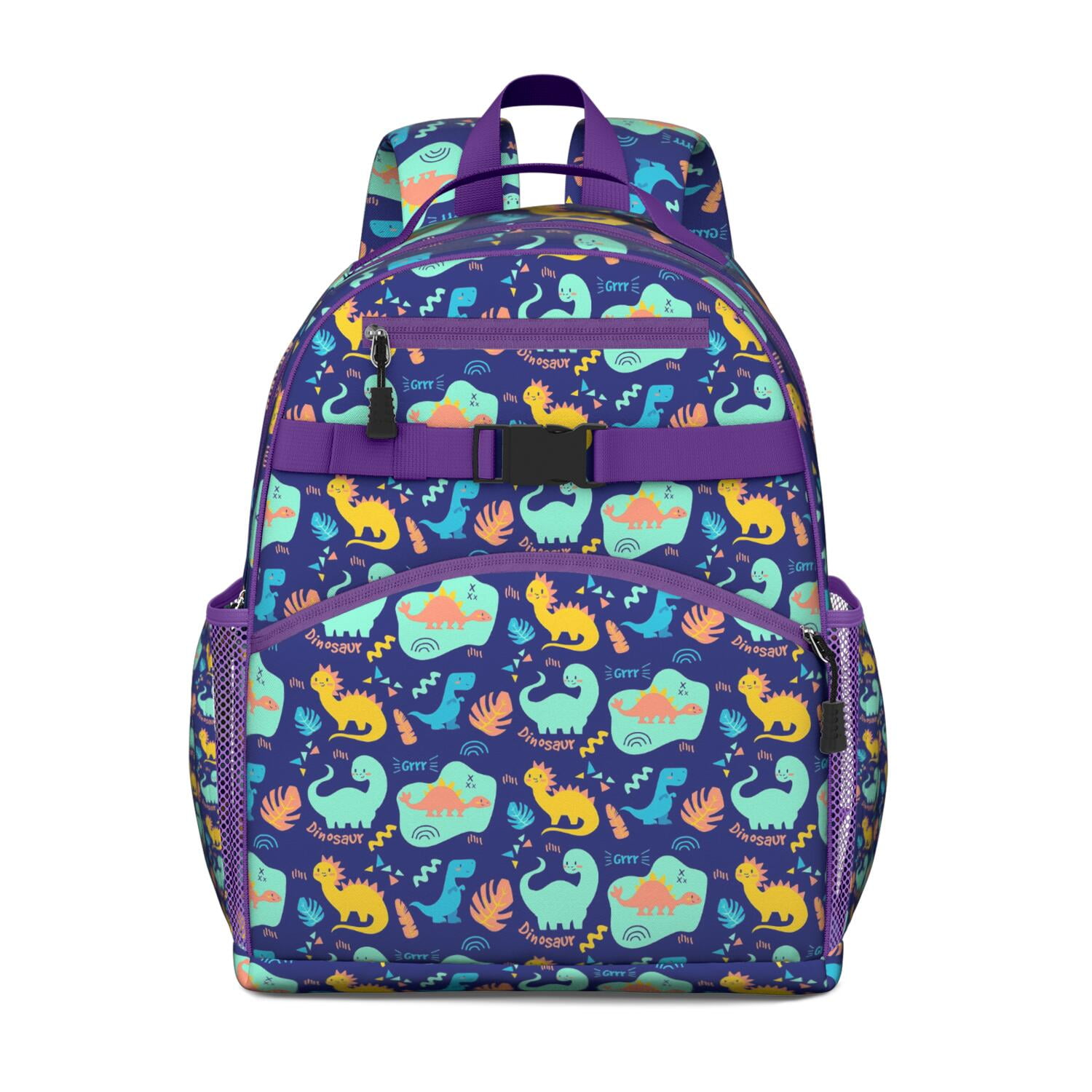 Roaring Dinosaur Backpack - Waterproof Travel Bag with Secure Chest ...