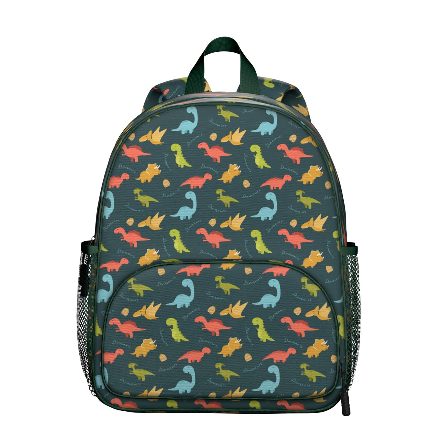 Roaring Dinosaur Forest Student Backpack – Watercolor Dino Art with ...