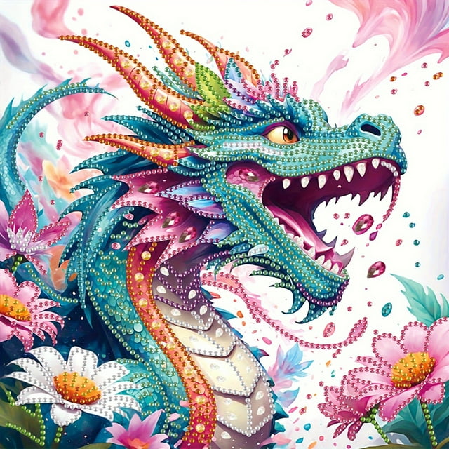 Roaring Dragon Diamond Art Painting Kit - Walmart.com