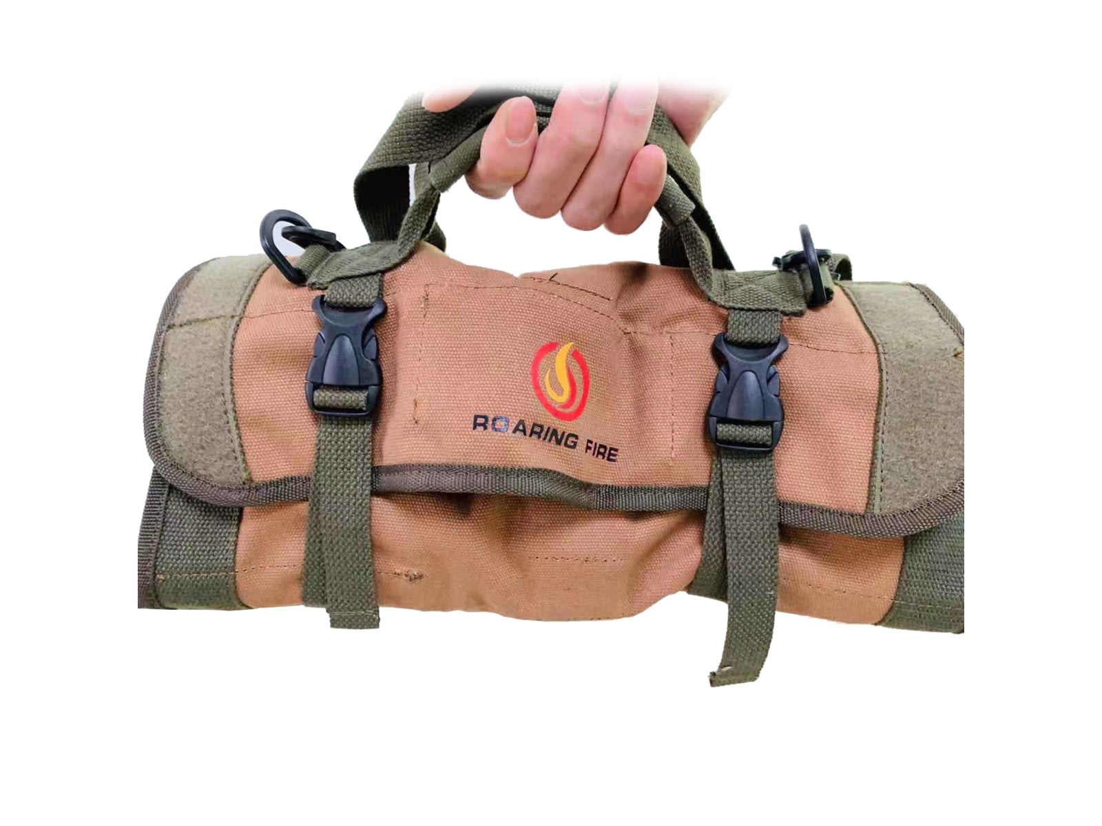 Roaring Fire Armadillo Tool Roll Pouch, Brown, 26.2x13.78 inch ...