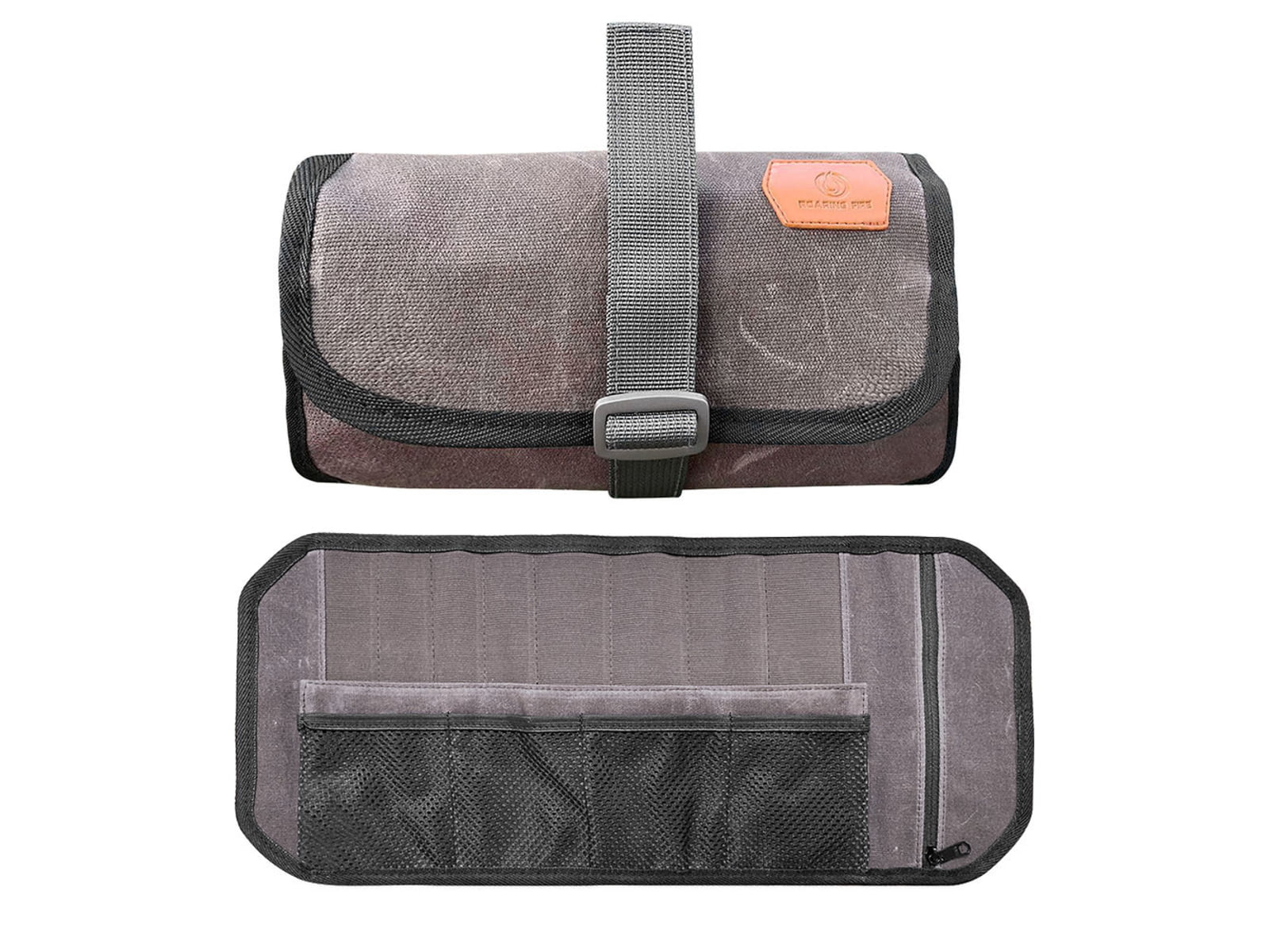 Roaring Fire Pioneer New Mini Tool Roll Bag, Rustic Brown, 17.7x7.87 ...