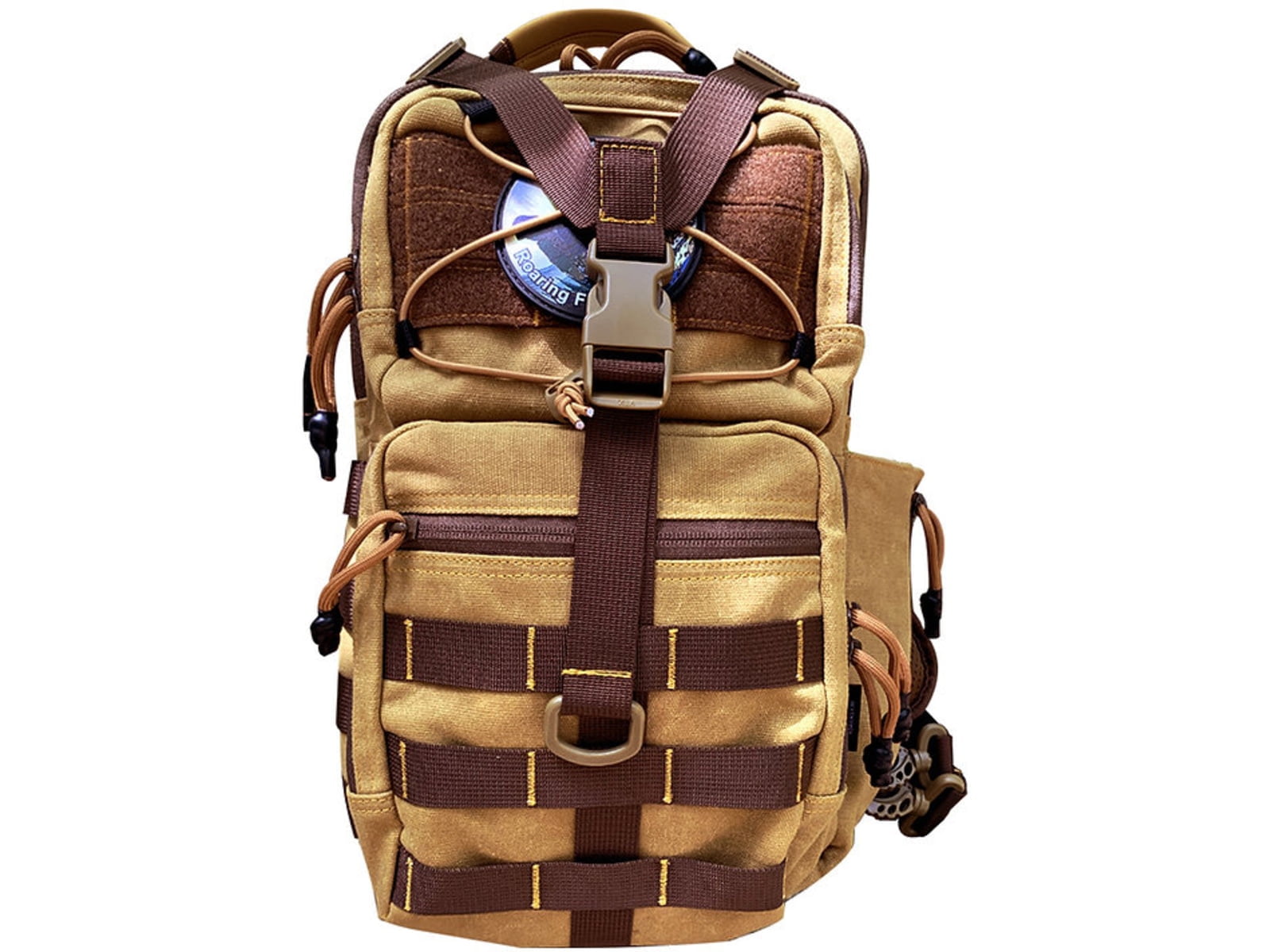 Roaring Fire Slingshot Waxed Canvas Sling Pack, Brown - Walmart.com