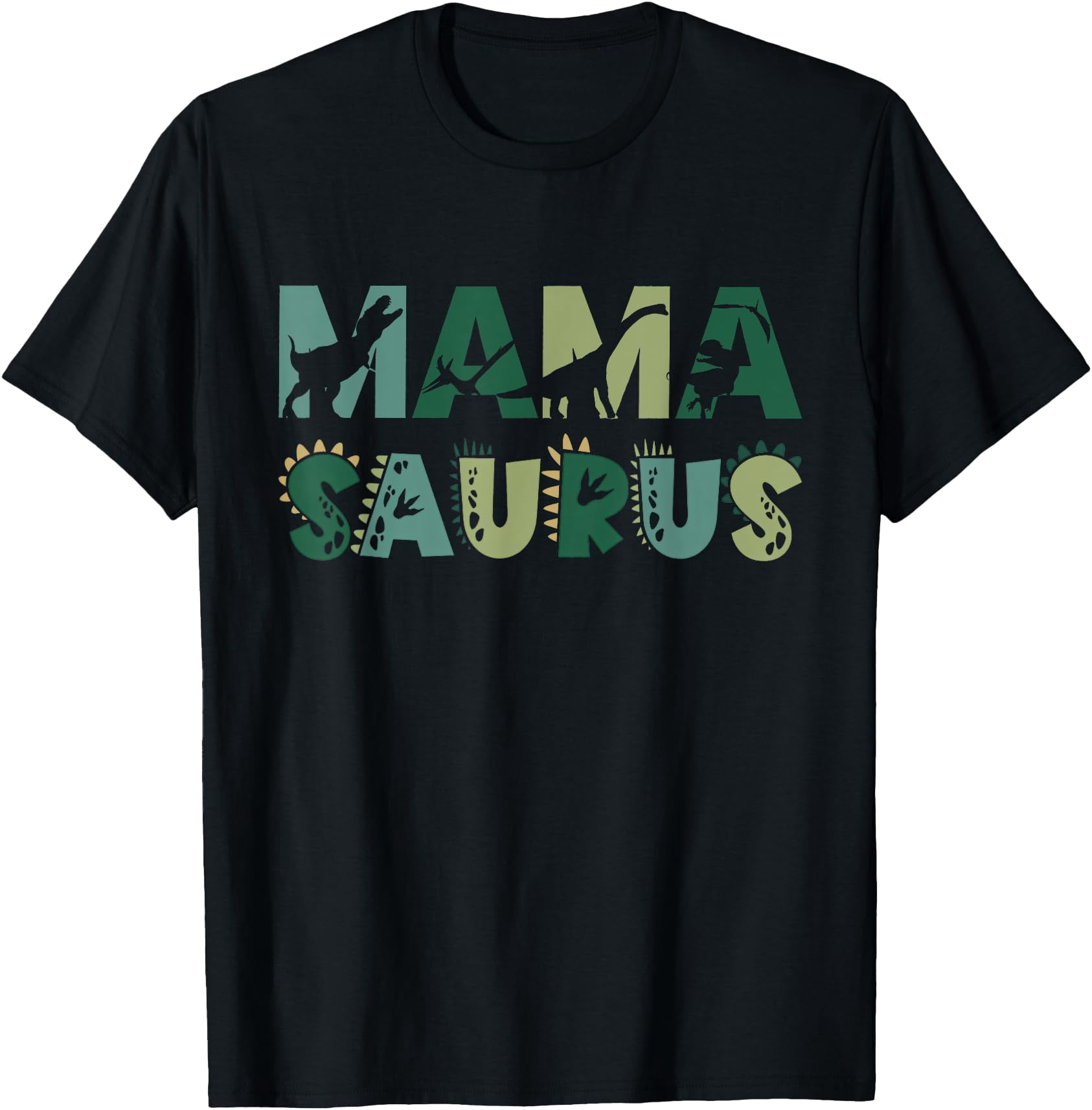 Roaring Mama Saurus Dinosaur Birthday Family Matching T-Shirt Gift ...