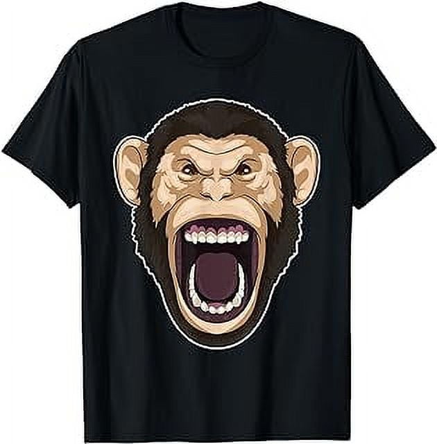 Roaring Monkey T-Shirt - Walmart.com