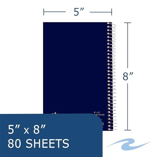 Roaring Spring 24 Pack Lefty Spiral Journal, College Ruled Small Left ...