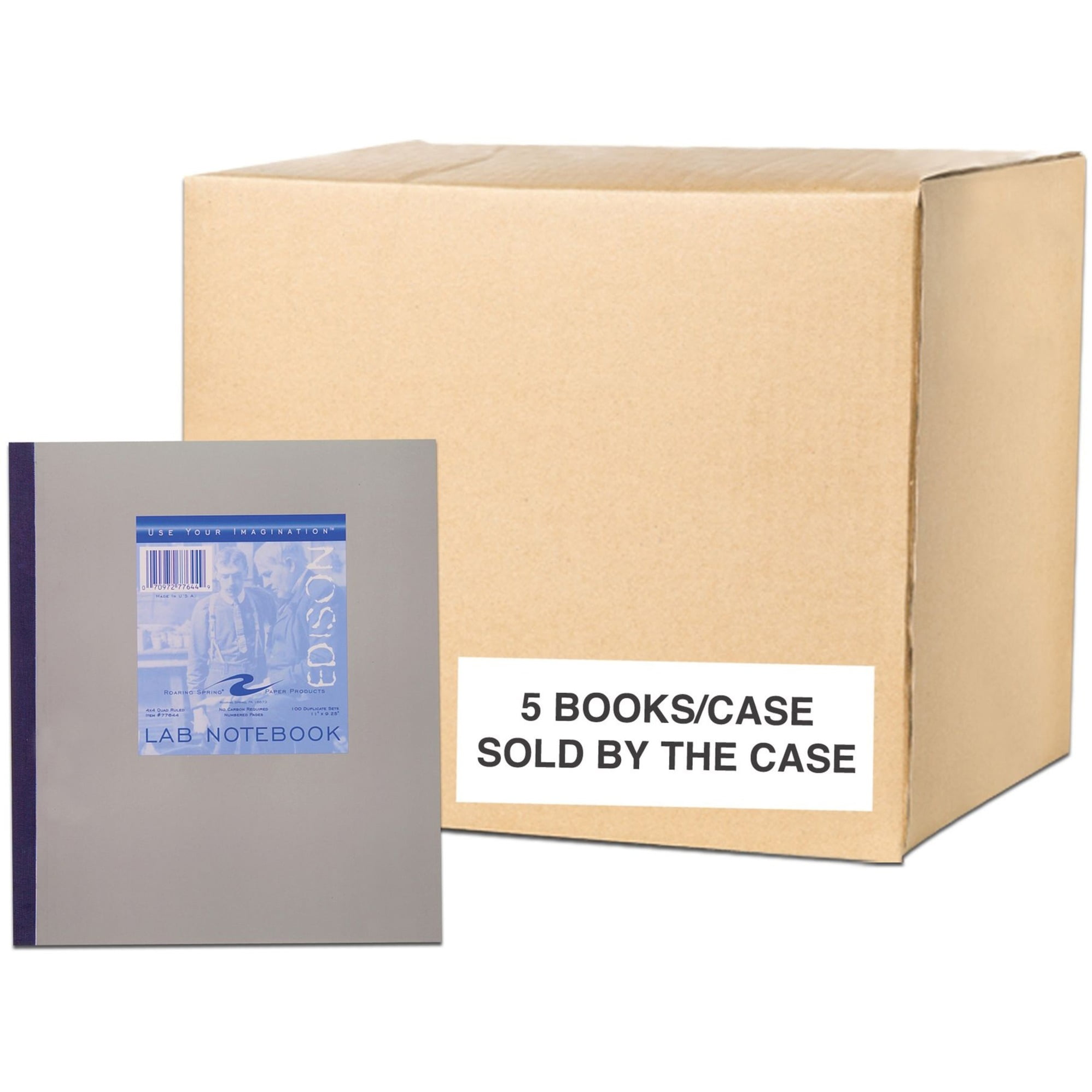Roaring Spring 4x4 Graph Ruled Lab Book with Numbered Carbonless Sets ...