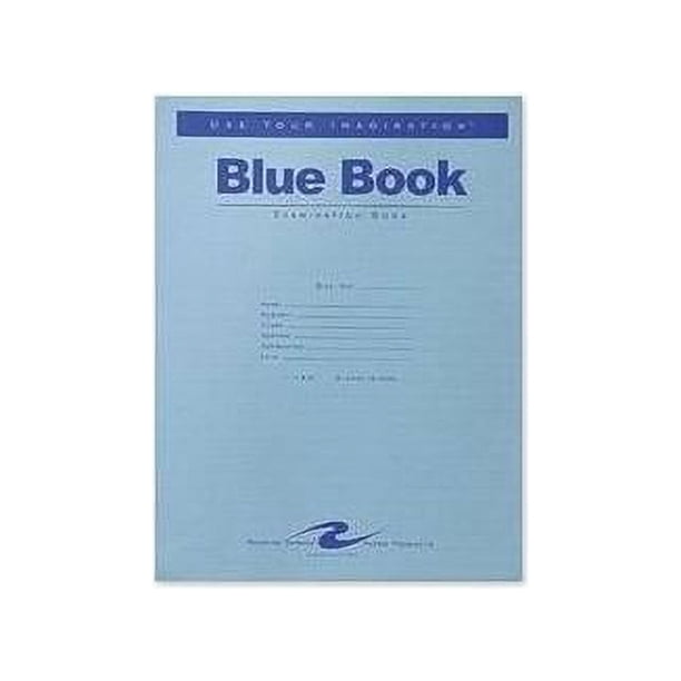 Roaring Spring 8 - sheet Blue Examination Book - Letter - Walmart.com