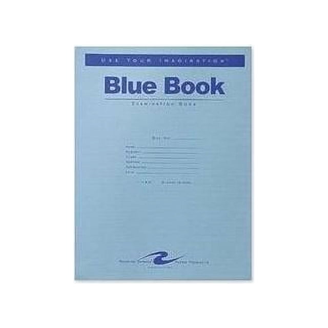 Roaring Spring 8 - sheet Blue Examination Book - Letter - Walmart.com