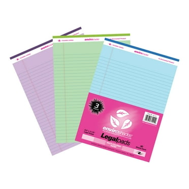 TOPS Prism Plus Colored Pads, Legal Rule, Letter,50-Sheet Pads, 12 Per ...