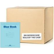 Roaring Spring, ROA77512, Blue Book 8-sheet Exam Booklet, 50 / Pack ...