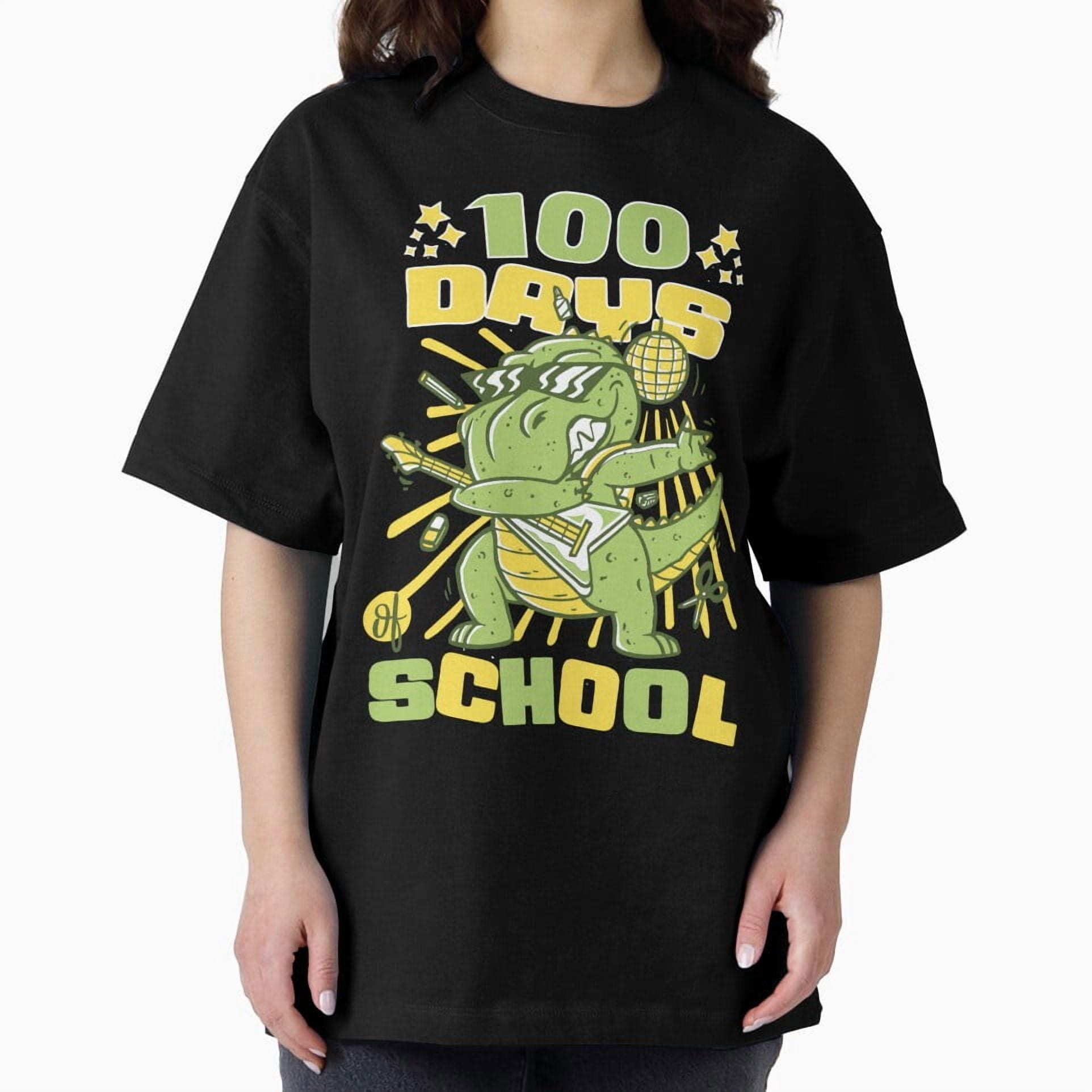 Roaring T-Rex Dinosaur 100 Days of School Student Milestone Gift Unisex ...