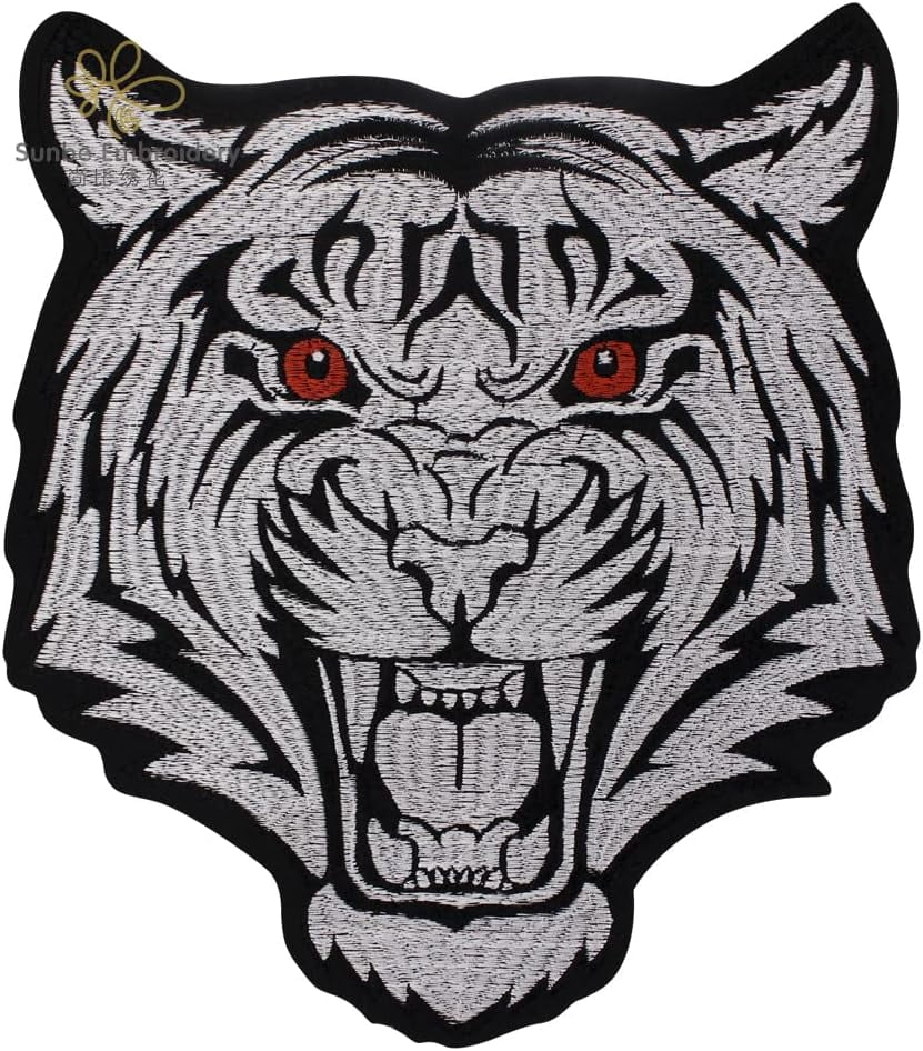 Roaring Tiger Patches Iron on Patches Embroidered Patches for Backpacks ...