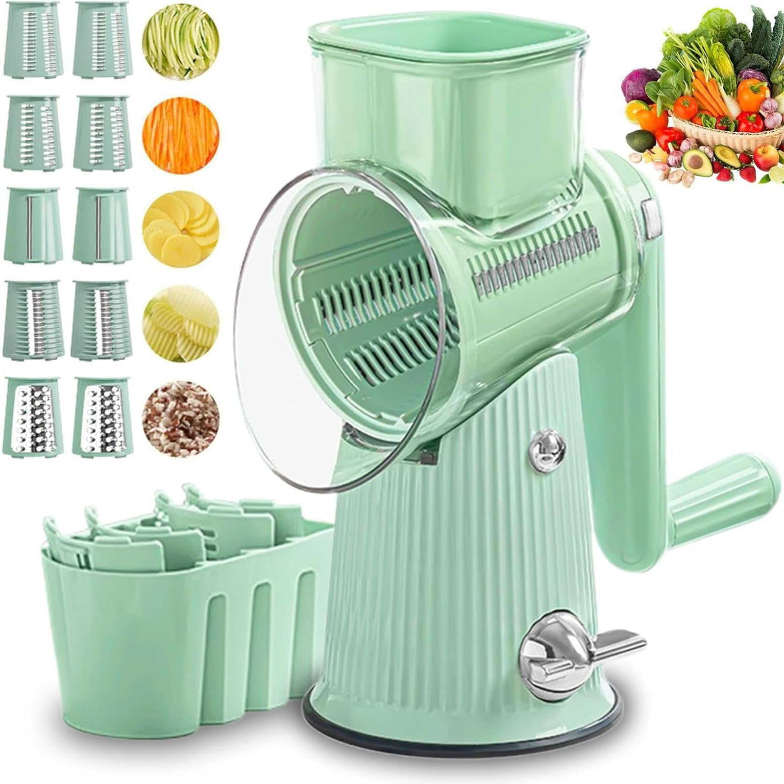 Roarrave 5 in 1 Food Chopper, Multifunction 5 in 1 Chopper Vegetable ...