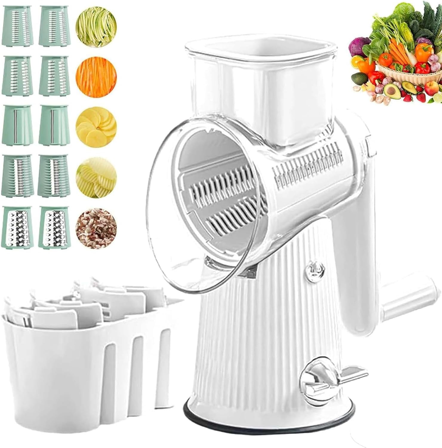 Roarrave 5 in 1 Food Chopper, Multifunction 5 in 1 Chopper Vegetable ...
