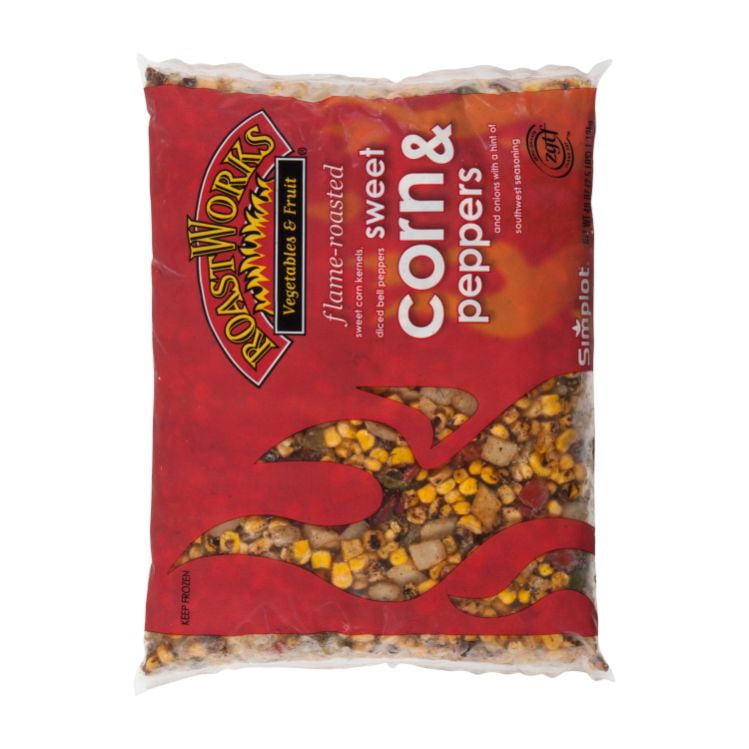 Roast Works Flame Roasted Sweet Corn and Peppers - 2.5 lb. package, 6 ...