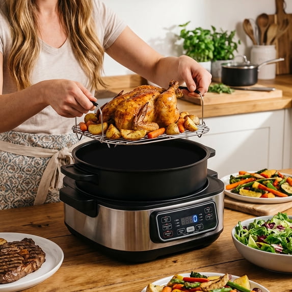 Roast and Steamer Rack Compatible with MC1101 Slow Cooker Crock ...