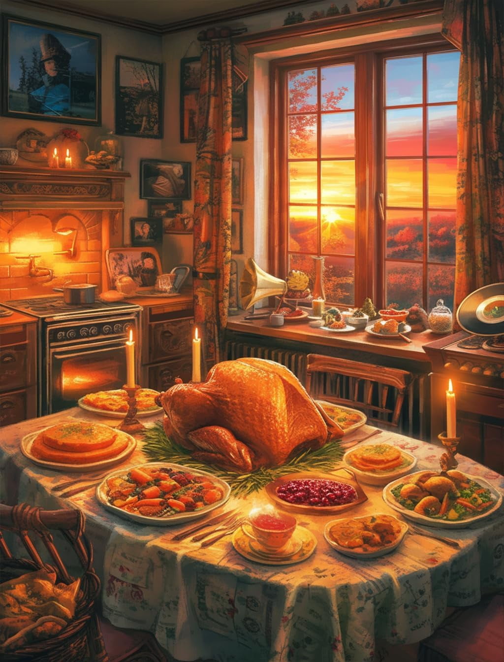 Roasted Chicken 500 Pieces Puzzle for Adults Educational Intellectual ...