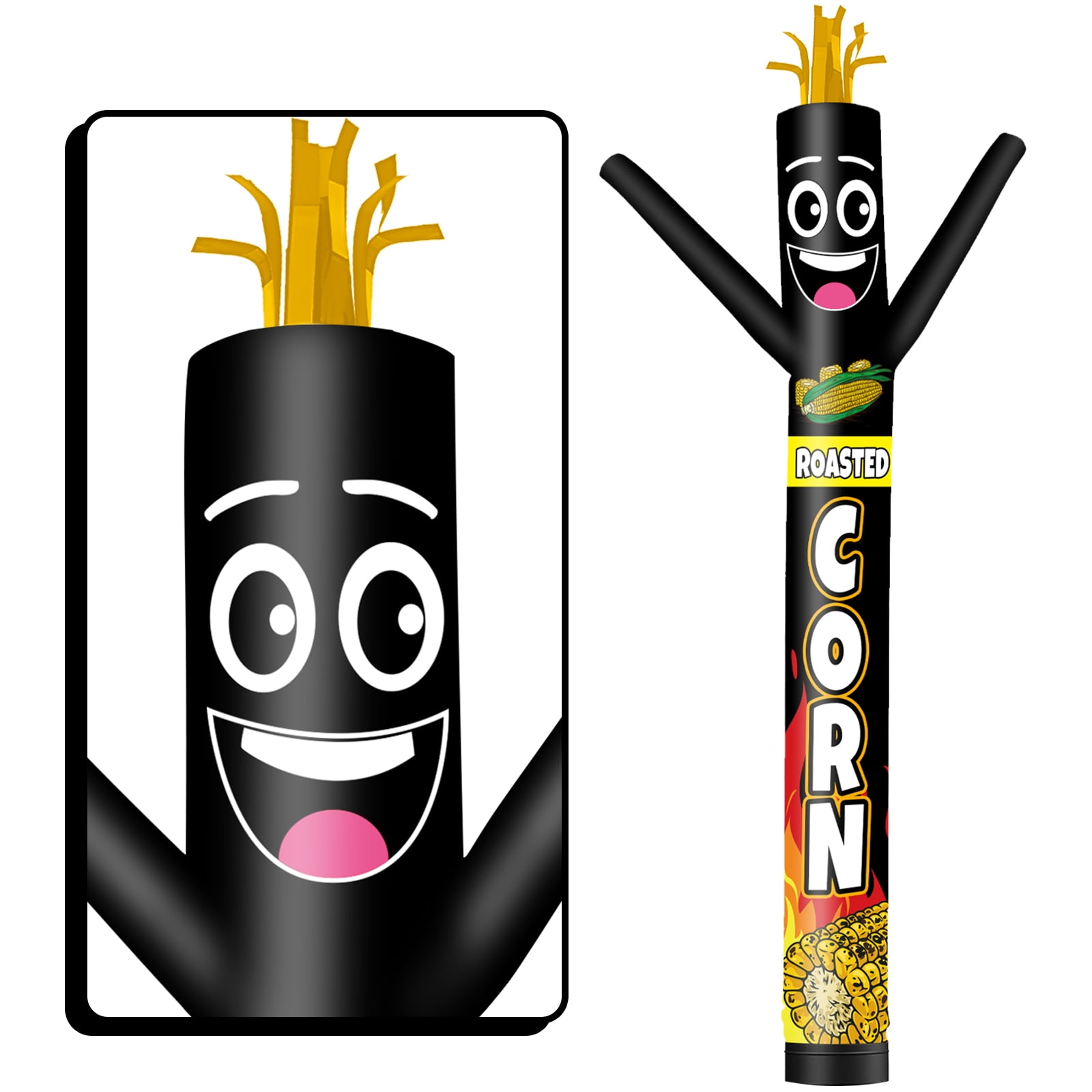 Roasted Corn Inflatable Tube Man Wacky Wavy Dancing Guy for Outdoor ...
