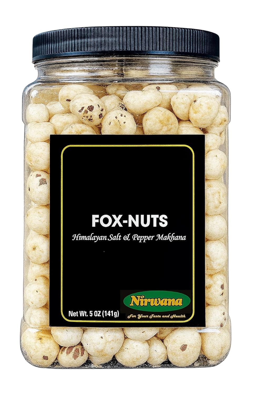 Roasted Fox Nuts Makhana Snack Lightly Salted Plant-Based Protein Low ...