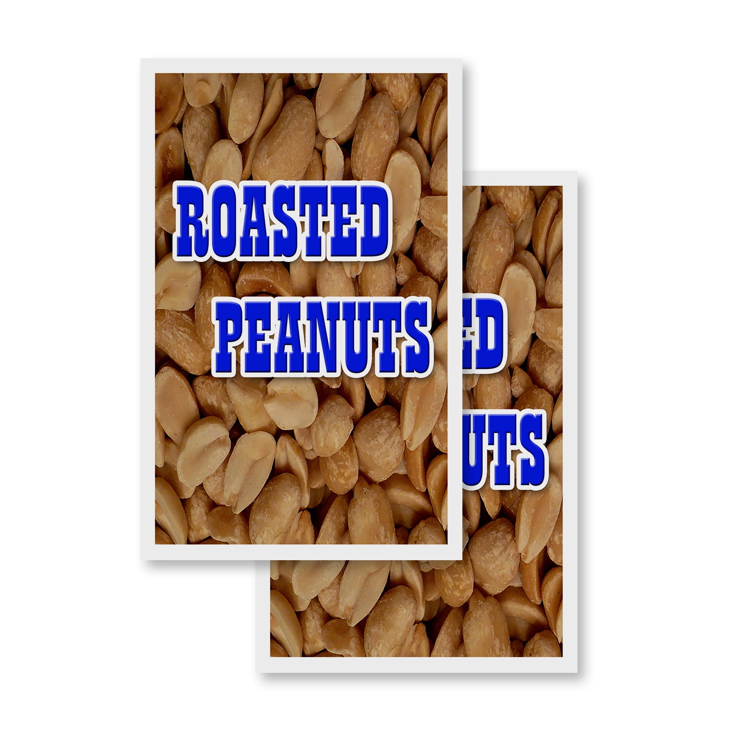 Roasted Peanuts 1 (2-PACK) 24" x 36" Vinyl Decals | Sign Insert Peel ...