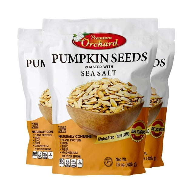 Roasted Pumpkin Seeds To Eat In Shell By S Mixed Nuts - Salted With Sea ...
