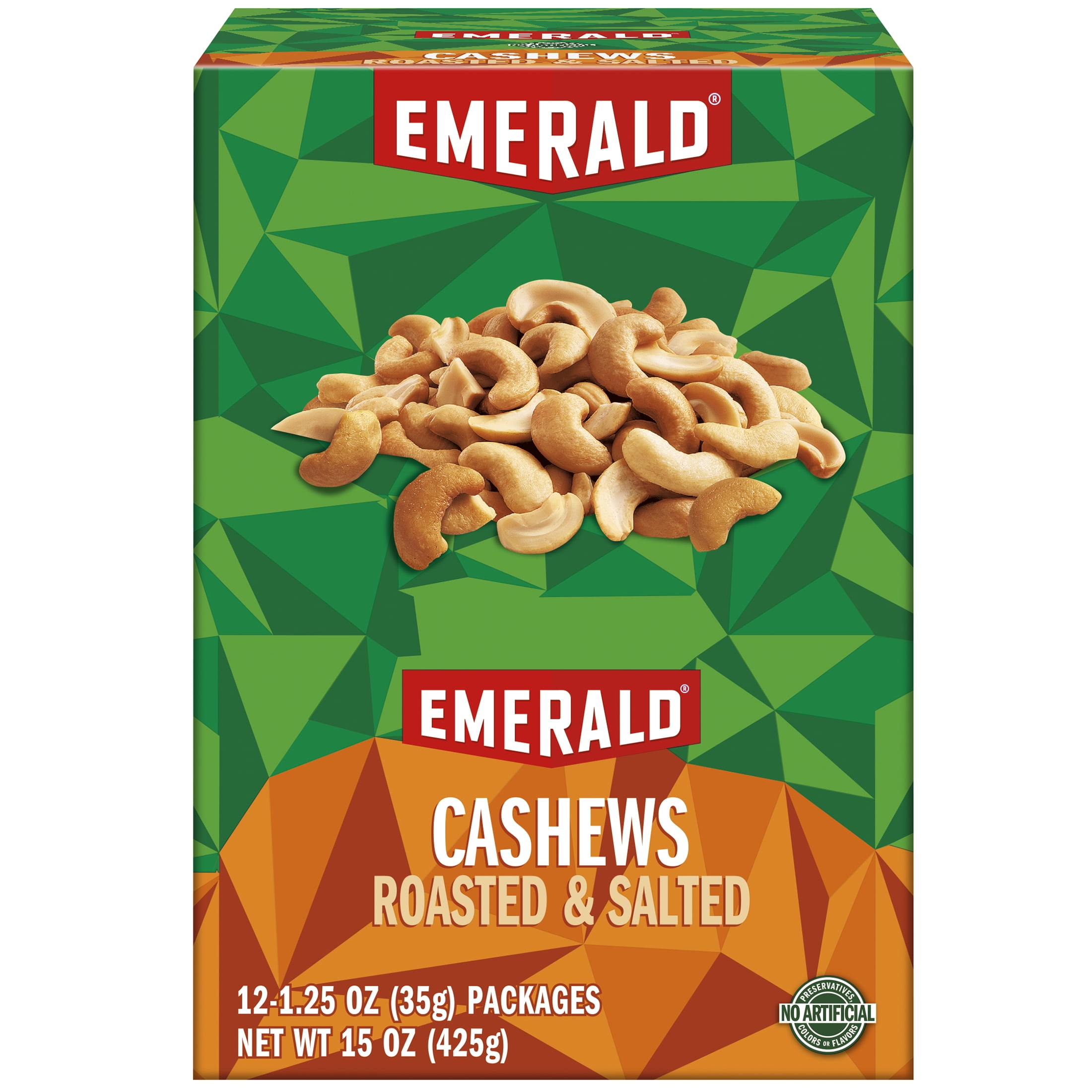 Roasted and Salted Cashews | 1.25 Oz Individual Snack Tubes | Kosher ...