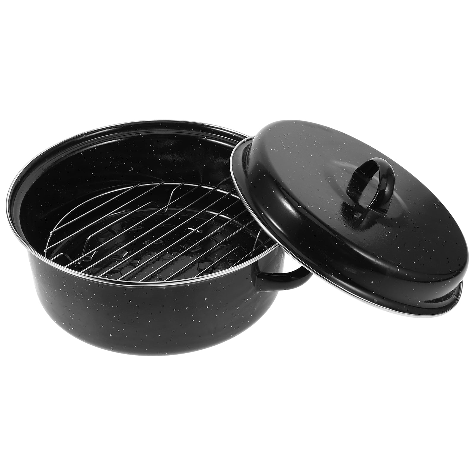 Roasted Sweet Potato Pans Oven for Baking Dish with Lid Roasting Black ...