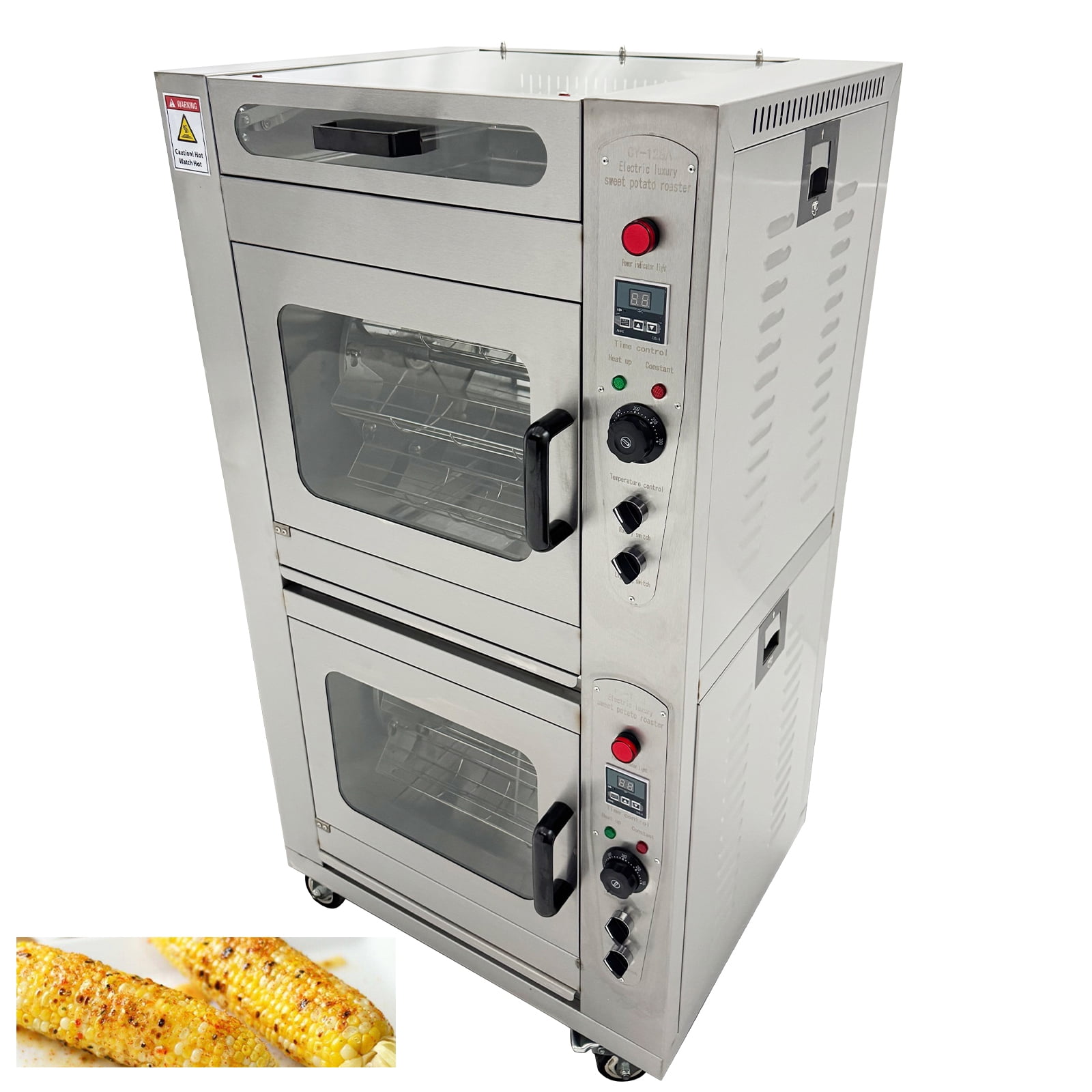 Roaster Corn Sweet Potato Machine Double-Layer Electric Commercial ...